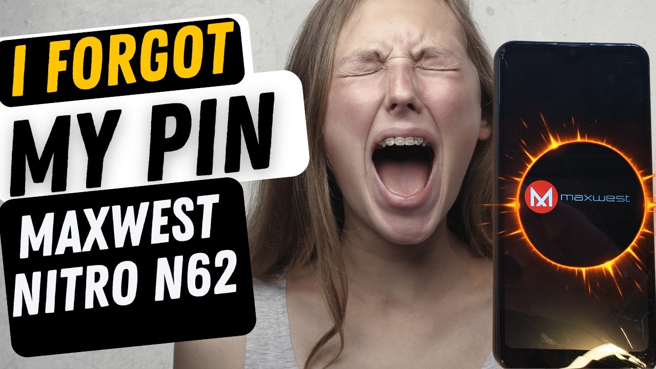 MaxWest Nitro N62 - I Forgot My Pin Pattern or Password - YouTube