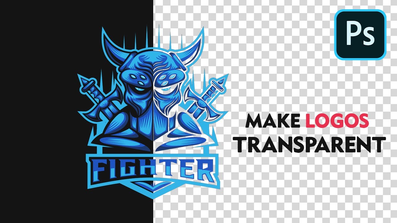 How to remove background of a logo in Photoshop | 2 Simple way - YouTube