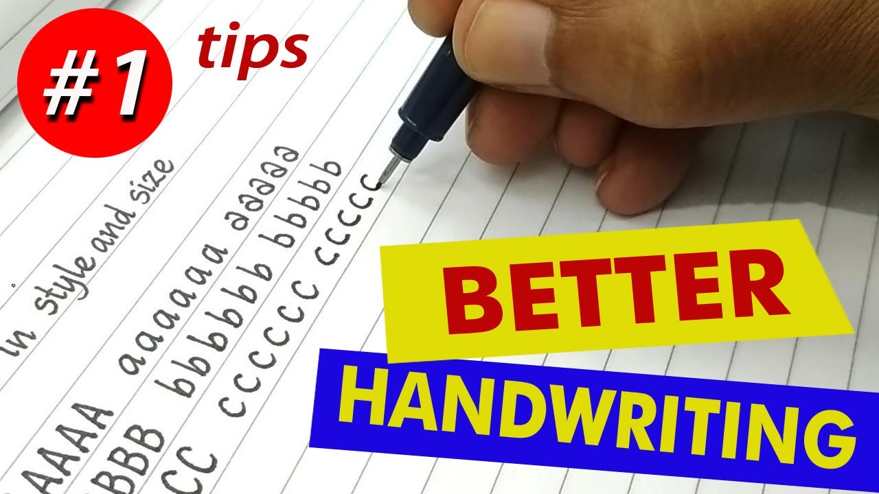 BEGINNER HANDWRITING TUTORIAL #1 Consistent and Uniformity - YouTube