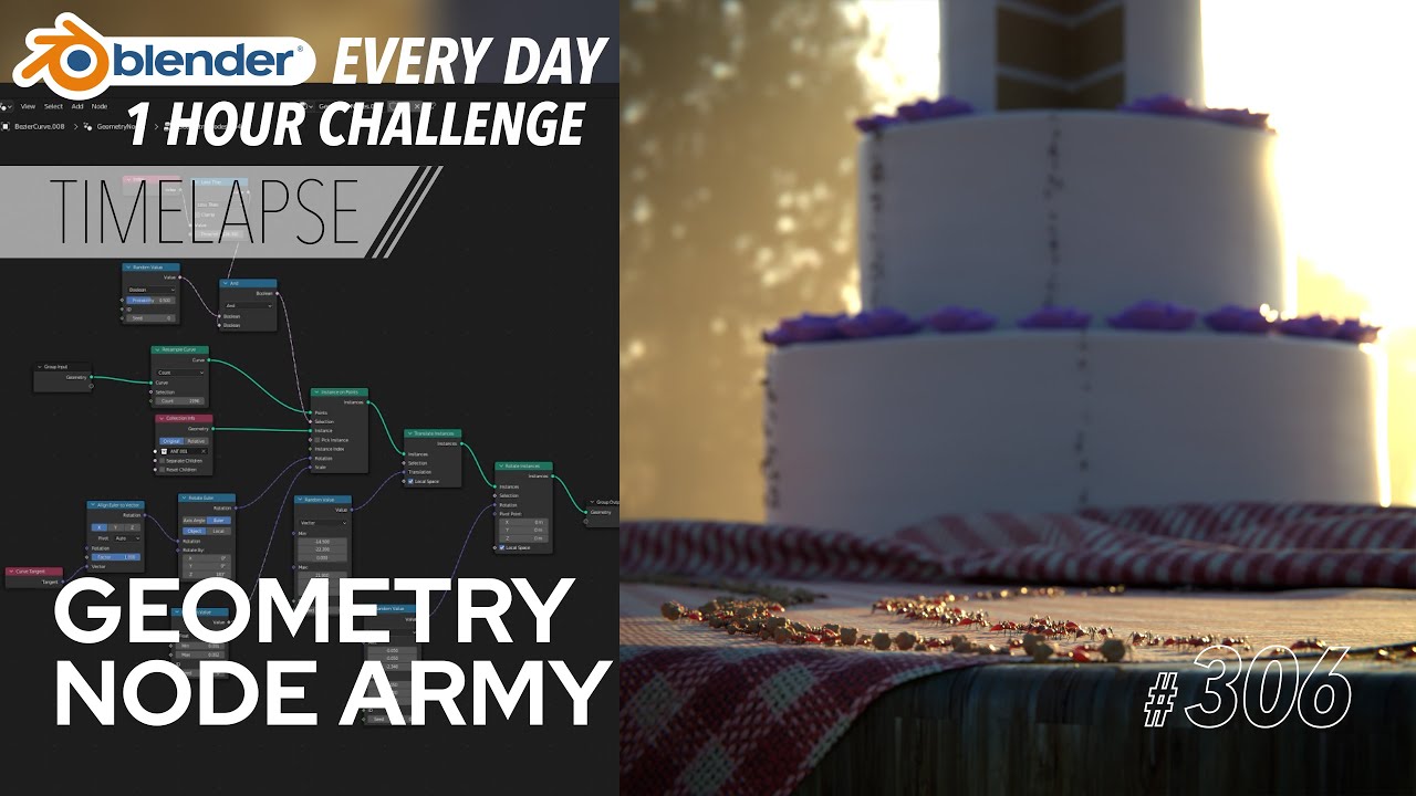 Geometry Node Army Takes Over - Blender Every Day #306 - YouTube