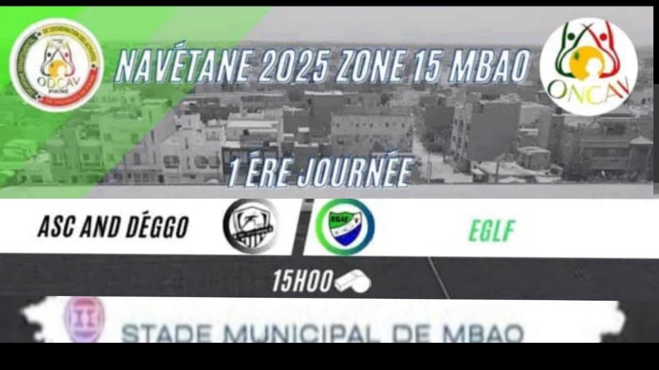 DIRECT: STADADE MUNICIPAL DE MBAO 1iere JOURNE CNP 2025 ZONE 15 MBAO ...