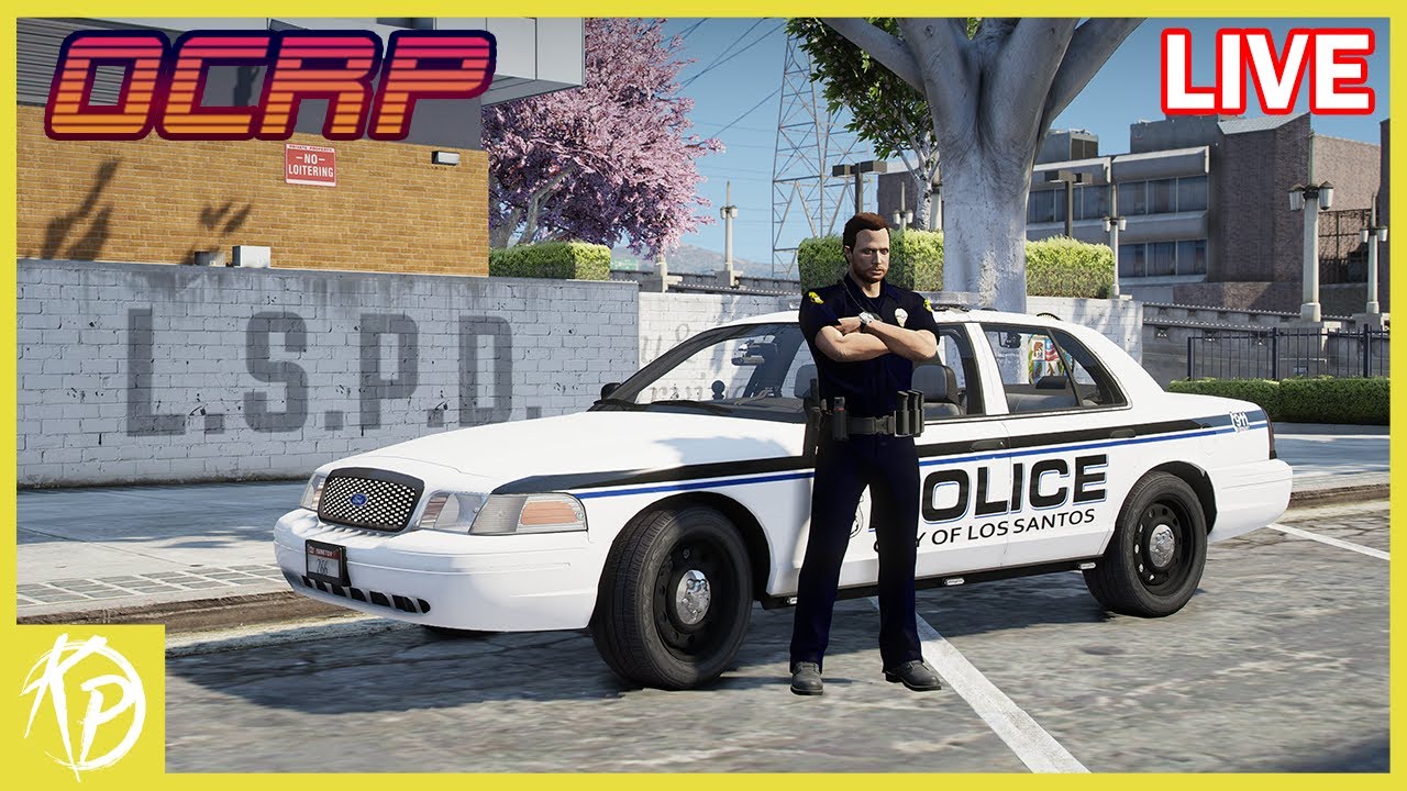 OCRP LEO LIVE - Bees, Girls and Speeders Invade Legion Square| GTARP - YouTube