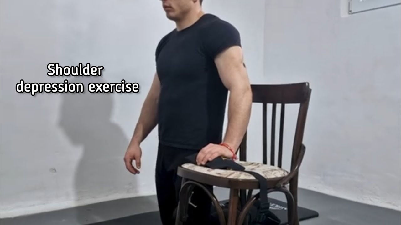 Shoulder depression exercise | How to perform | Benefits - YouTube
