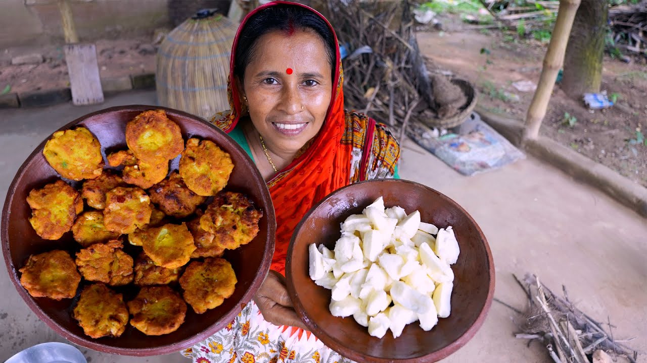 গ্রাম বাংলার অতি পরিচিত রান্না । তাল শাঁস ভাজা । Village famous tal ...