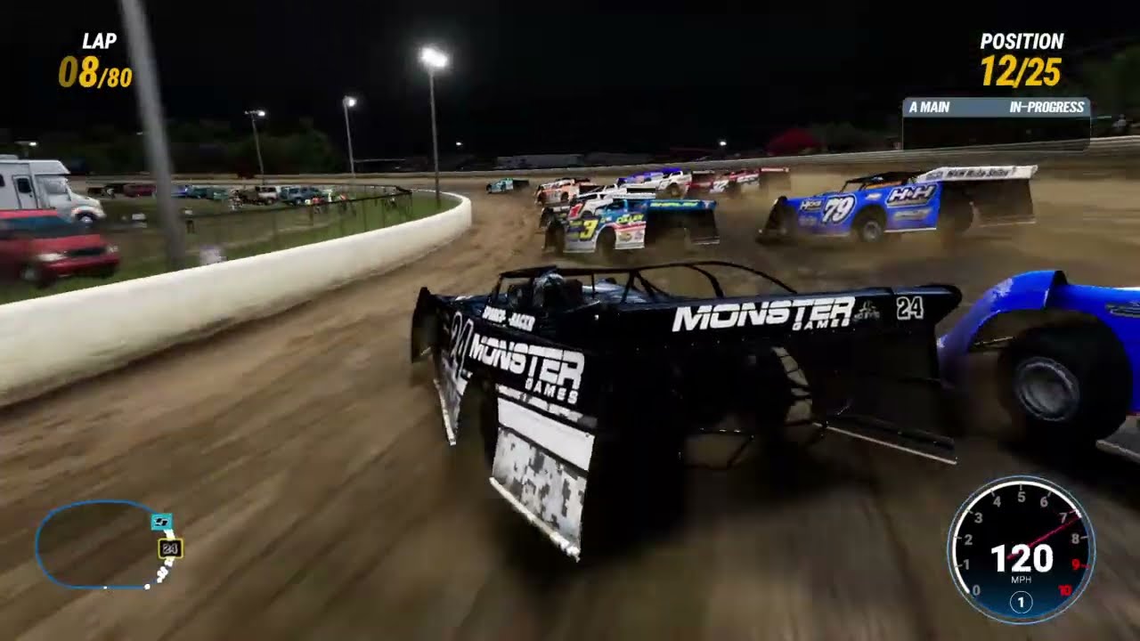 World Of Outlaws 24 - Super Late Models - Race 1 - YouTube