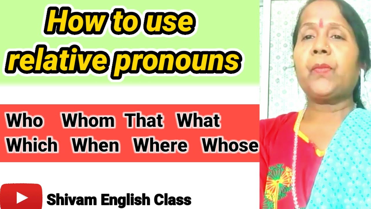 How to use relative pronouns for joining two sentences - YouTube