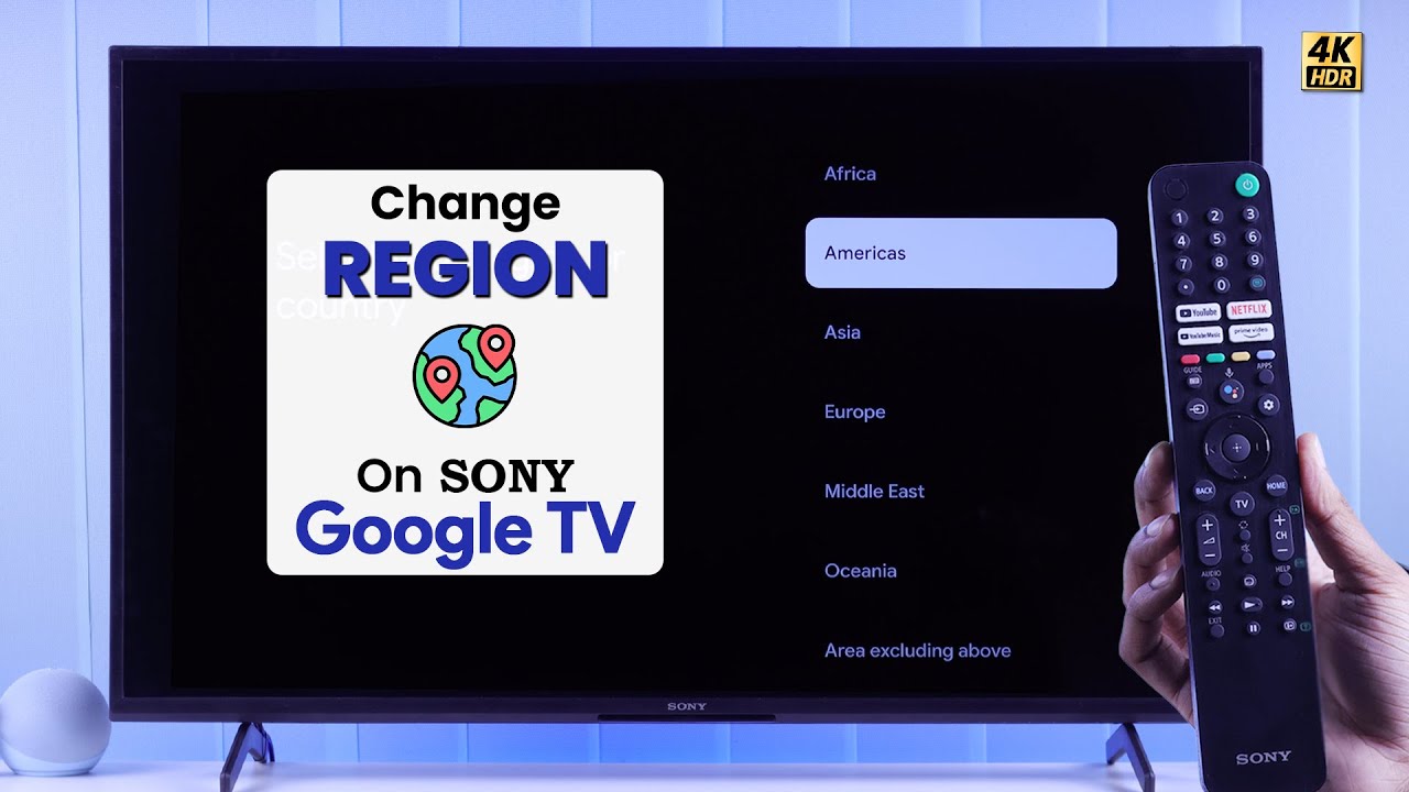Sony Google TV: How to Change Country and Region! - YouTube