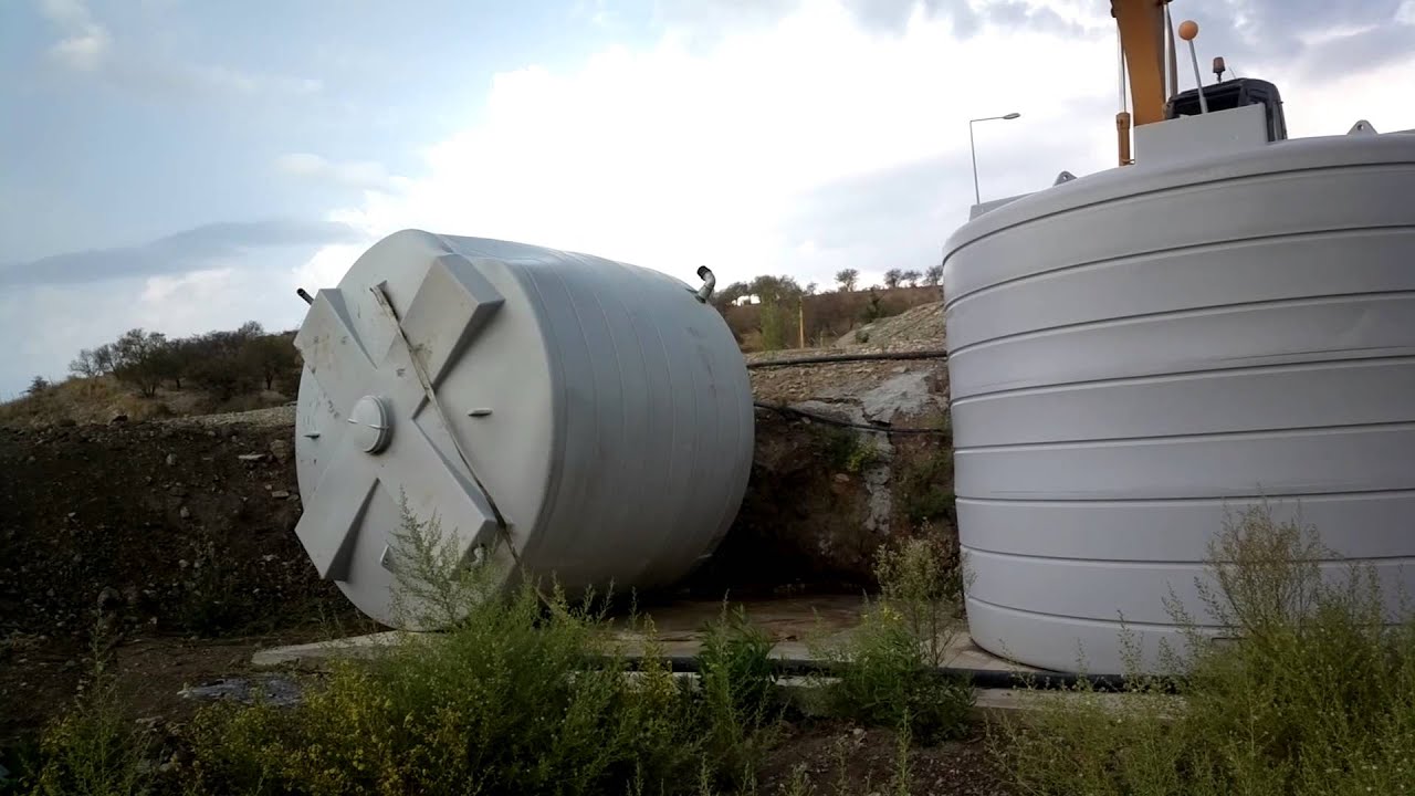 water tank removal fail - YouTube
