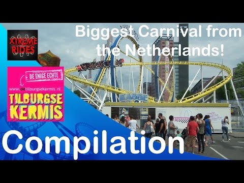 Largest fairground from the Netherlands Tilburg Compilation 2014