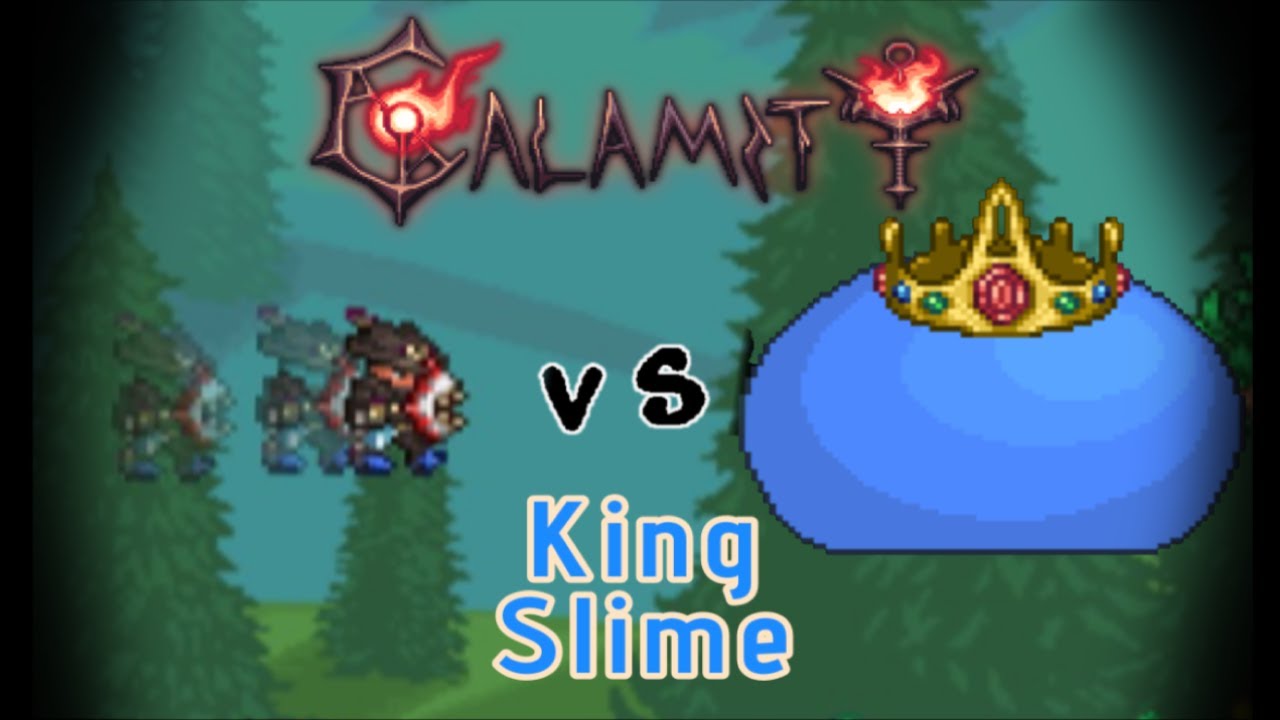 King Slime - Playing Calamity mod for the first time - YouTube