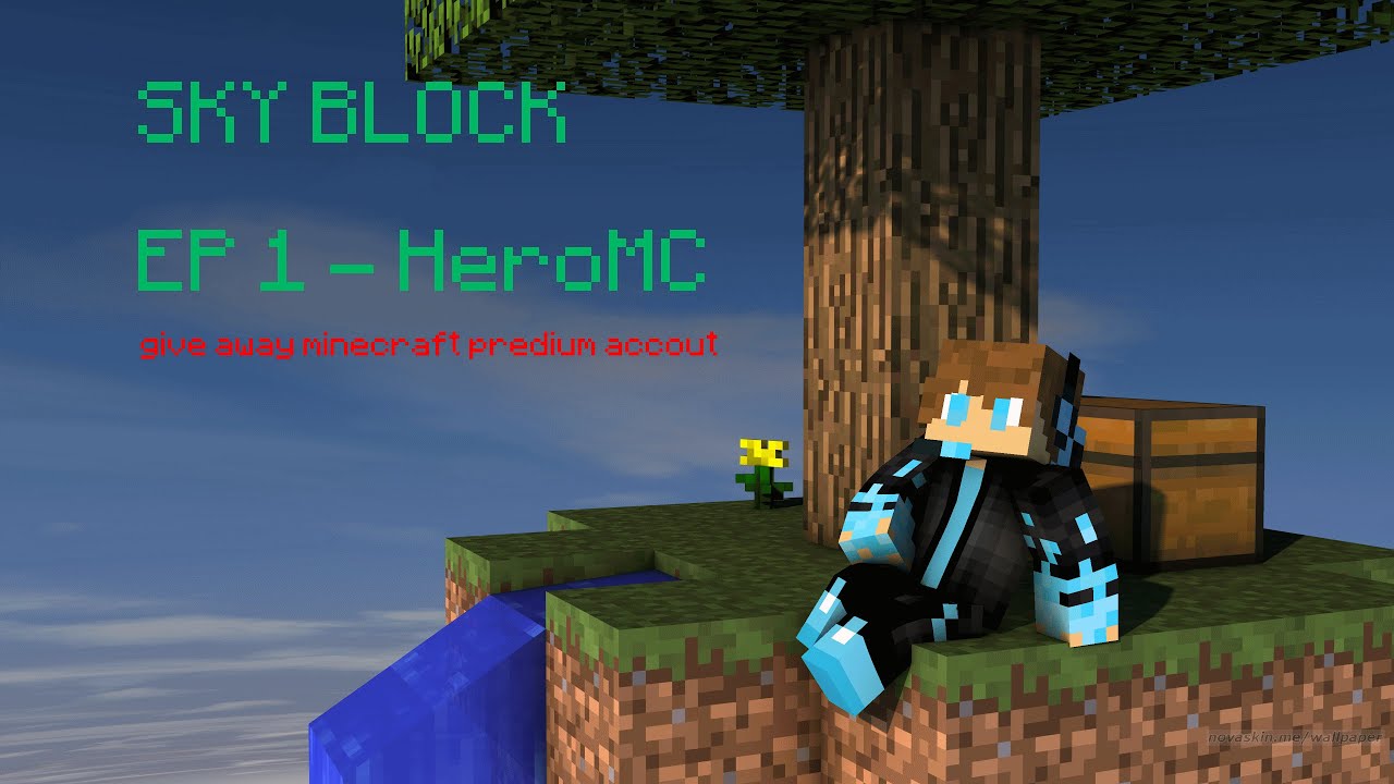 Minecraft SkyBlock | khởi đầu mới tại heroMC.net và giveaway minecraft ...