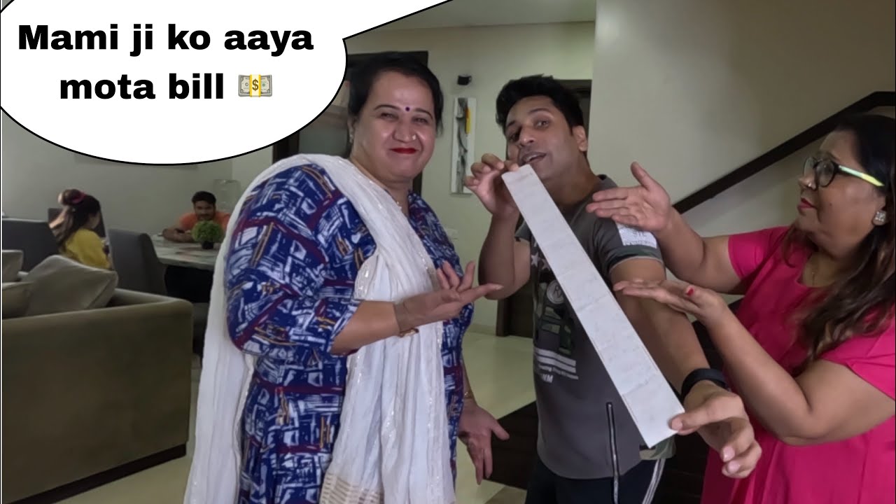 Mami ji ko aaya mota bill 😨 | Amritsar vlog | @SakshiLehri @ShikhaLehri ...