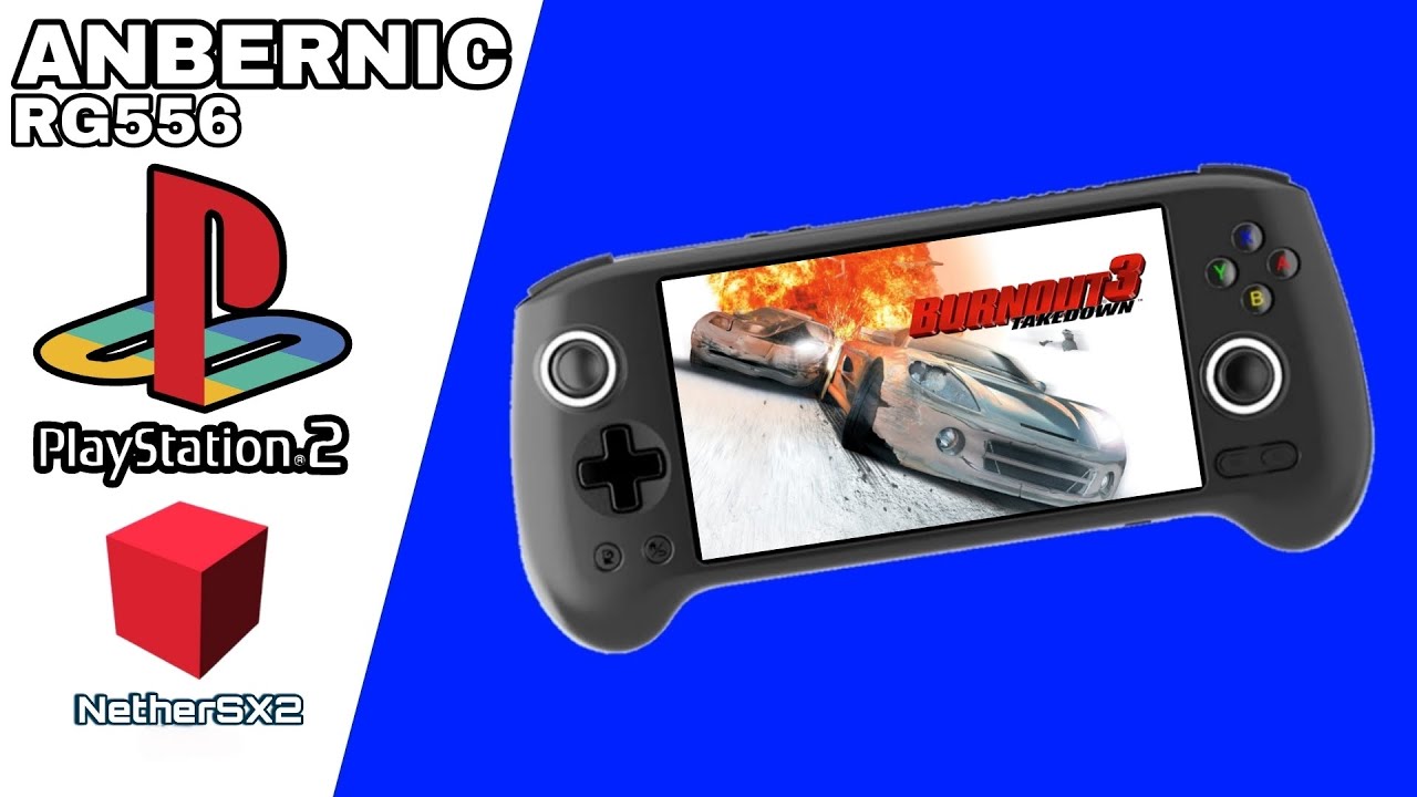ANBERNIC RG556 - Burnout 3 Takedown Playstation 2/NetherSX2. - YouTube