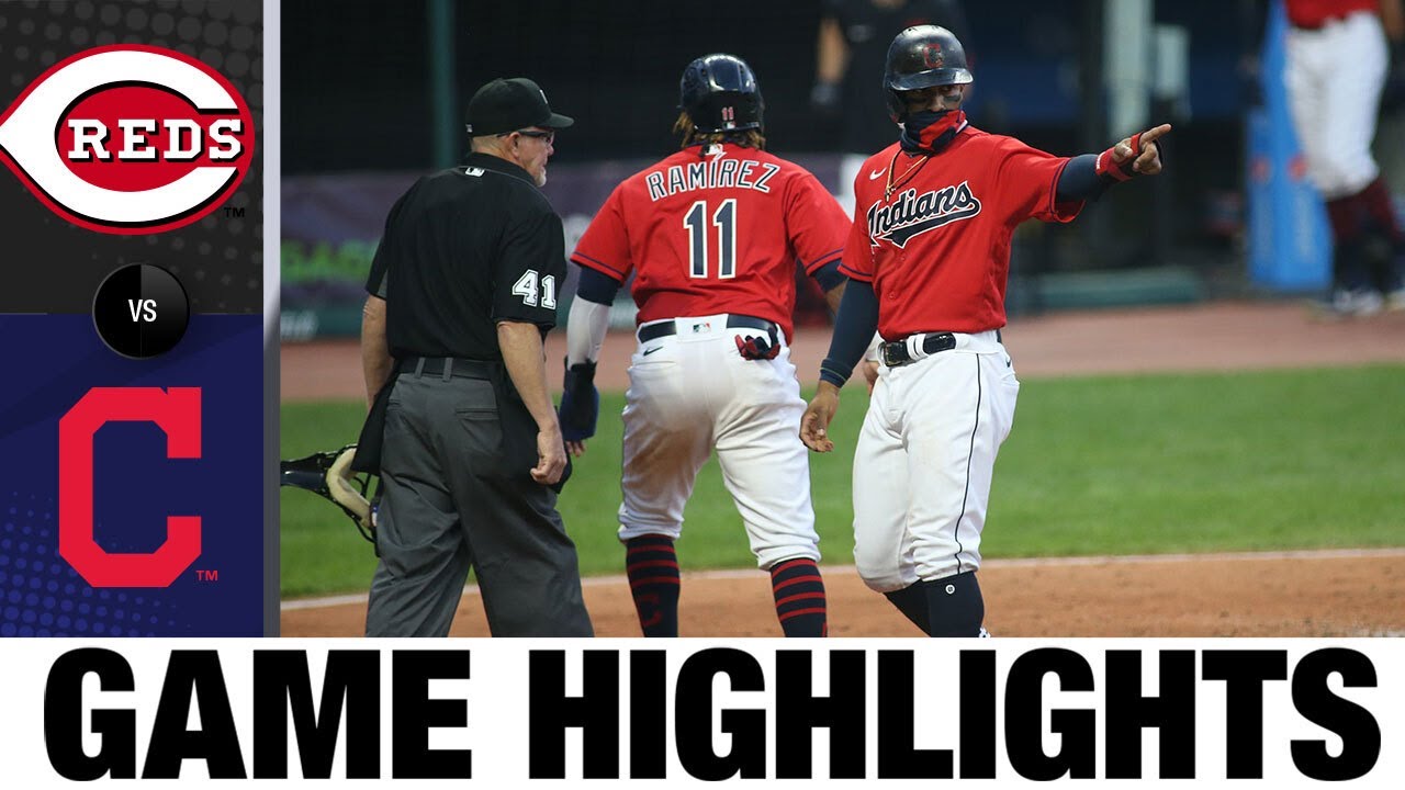 A 10-run 7th inning lifts Indians in 13-0 win | Reds-Indians Game ...
