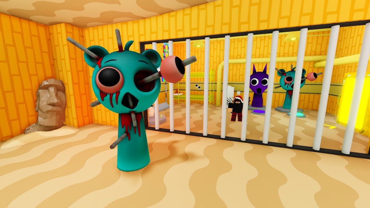 SPRUNKI Sky Horror Barry's Prison Run Stroy Obby (Easy Mod) - YouTube