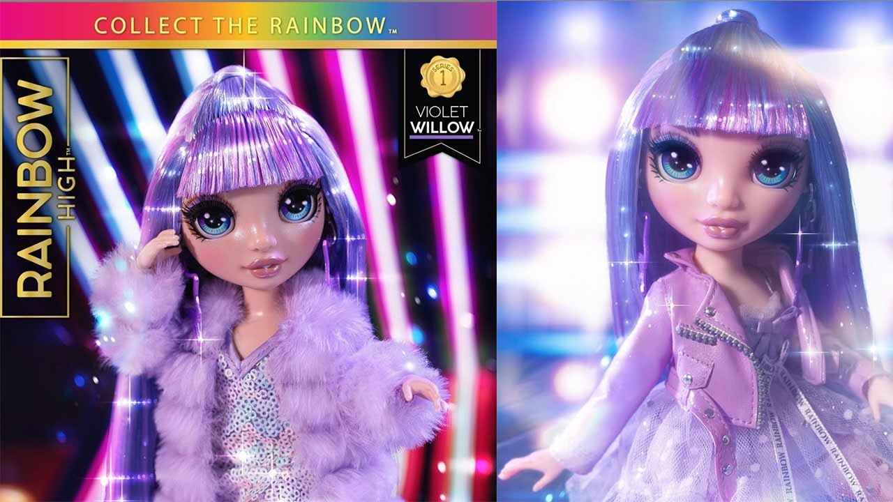 Rainbow High Series 1 Violet Willow Unboxing - YouTube
