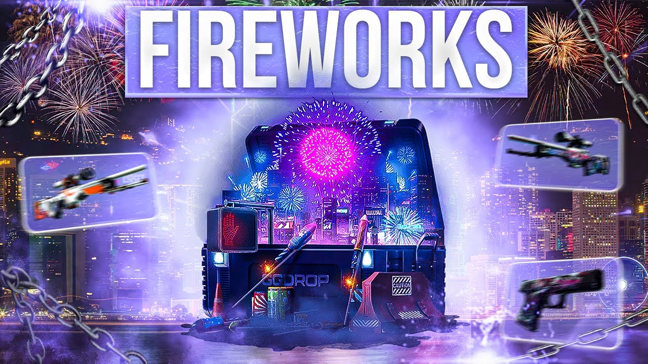 🎉 Skins Fireworks: Opening the New Case Fireworks from GGDROP! 🎇 ...