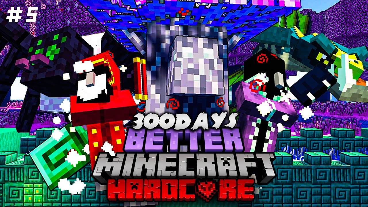 เอาชีวิตรอด 300 วัน ในโลกของ Better Minecraft #5 | Minecraft Hardcore ...