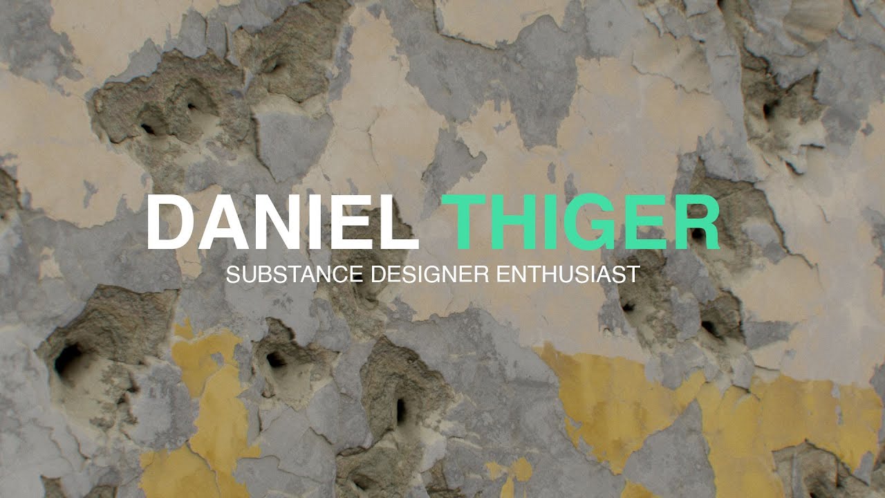 Plaster Wall with Parameter-driven Bullet Holes | Daniel Thiger - YouTube