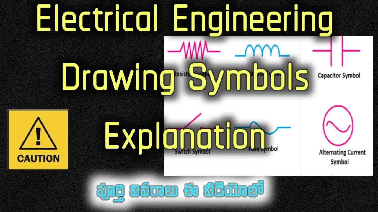 Electrical Engineering Drawing Symbols Explanation | Electrical ...