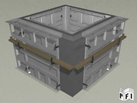Precast Concrete Pallet and Header Boxes - YouTube