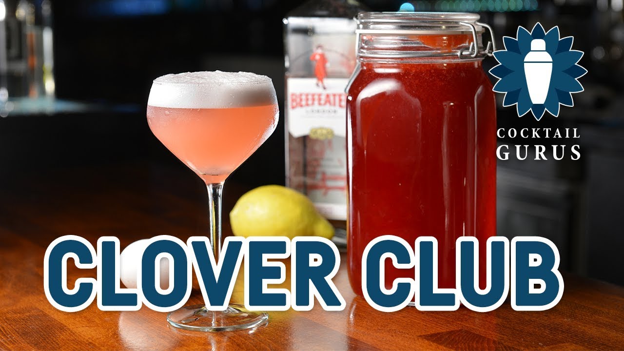Clover Club Cocktail Tutorial & Rezept- Cocktail Gurus - YouTube
