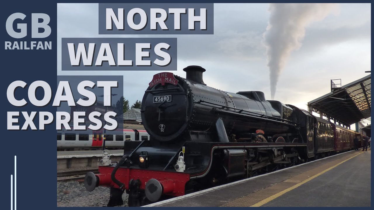 The North Wales Coast Express, 45690 Leander - 16th July 2023 - YouTube