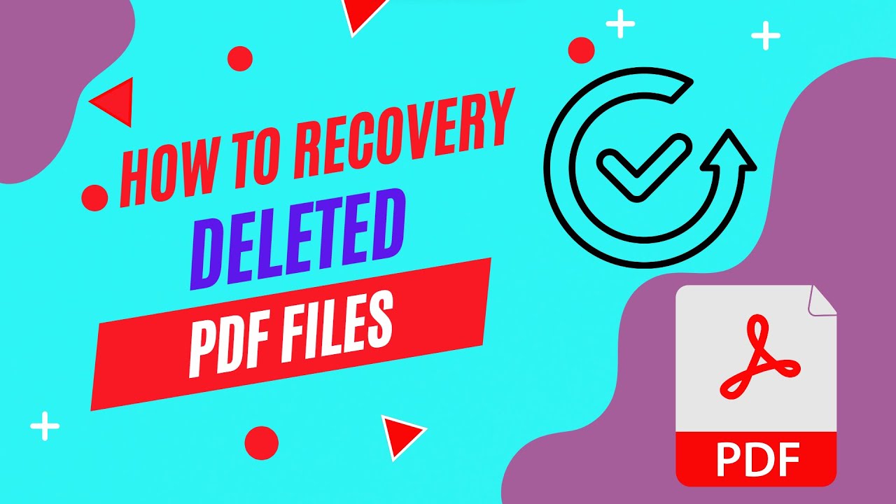 How to Recovery Deleted PDF Files 2023 | Deleted PDF Files Recovery ...
