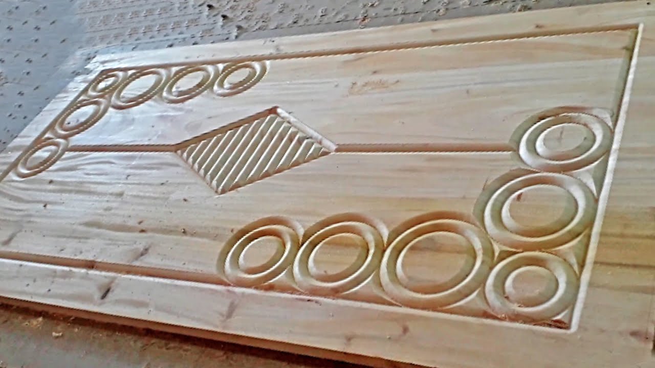 Circle Wooden Door Design With Automated CNC Router - Amazing Modern ...