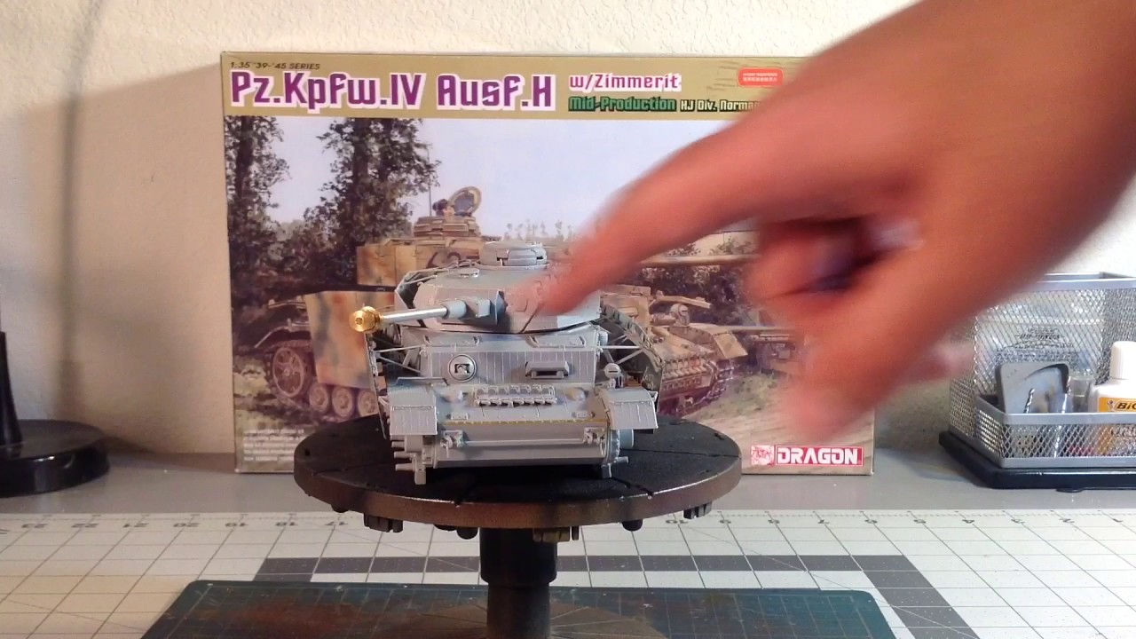 Build review Dragon Pz.Kpfw.IV ausf H with Zimmerit mid production kit ...