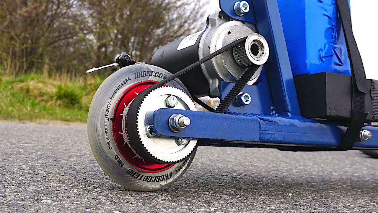 Making Electric Scooter from Scrap - YouTube