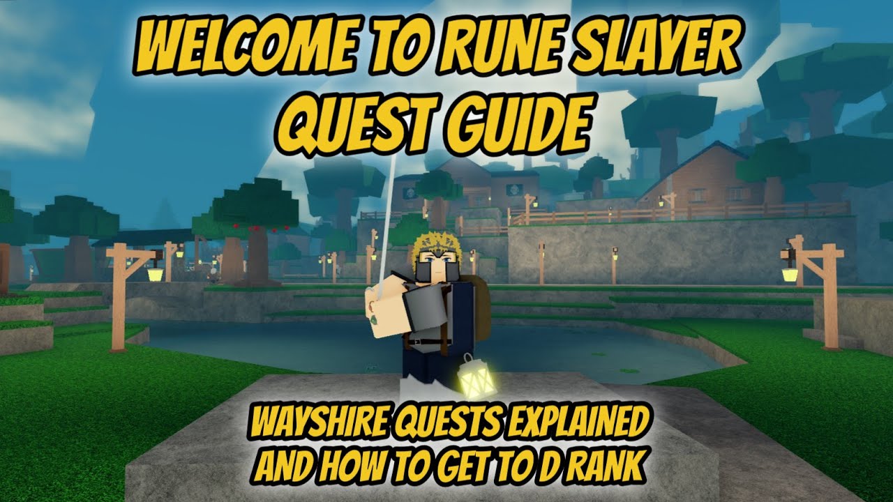 Welcome to Rune Slayer: Quest Guide (Wayshire) - YouTube