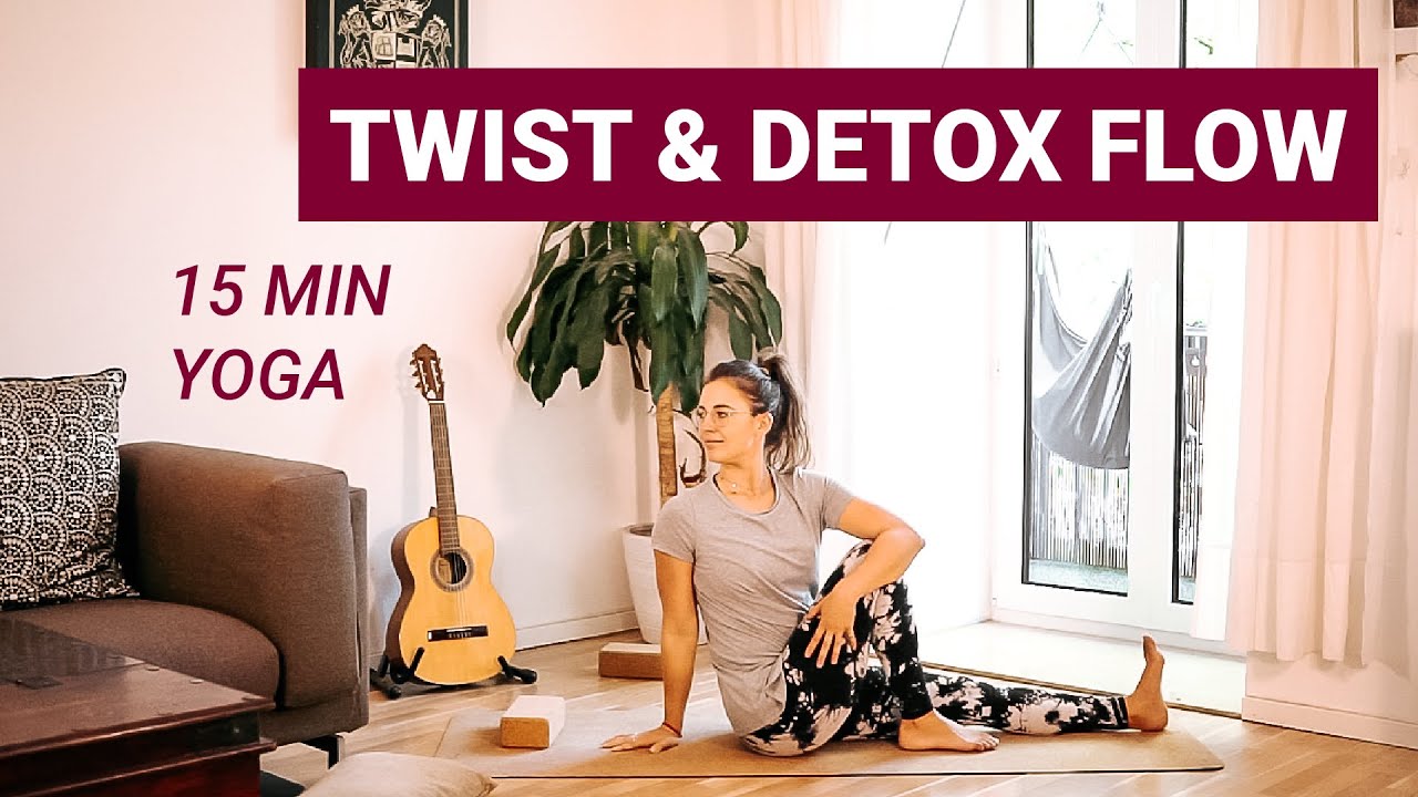 Twist & Detox Flow I 15 min Yoga zur Verdauung I alle Level - YouTube