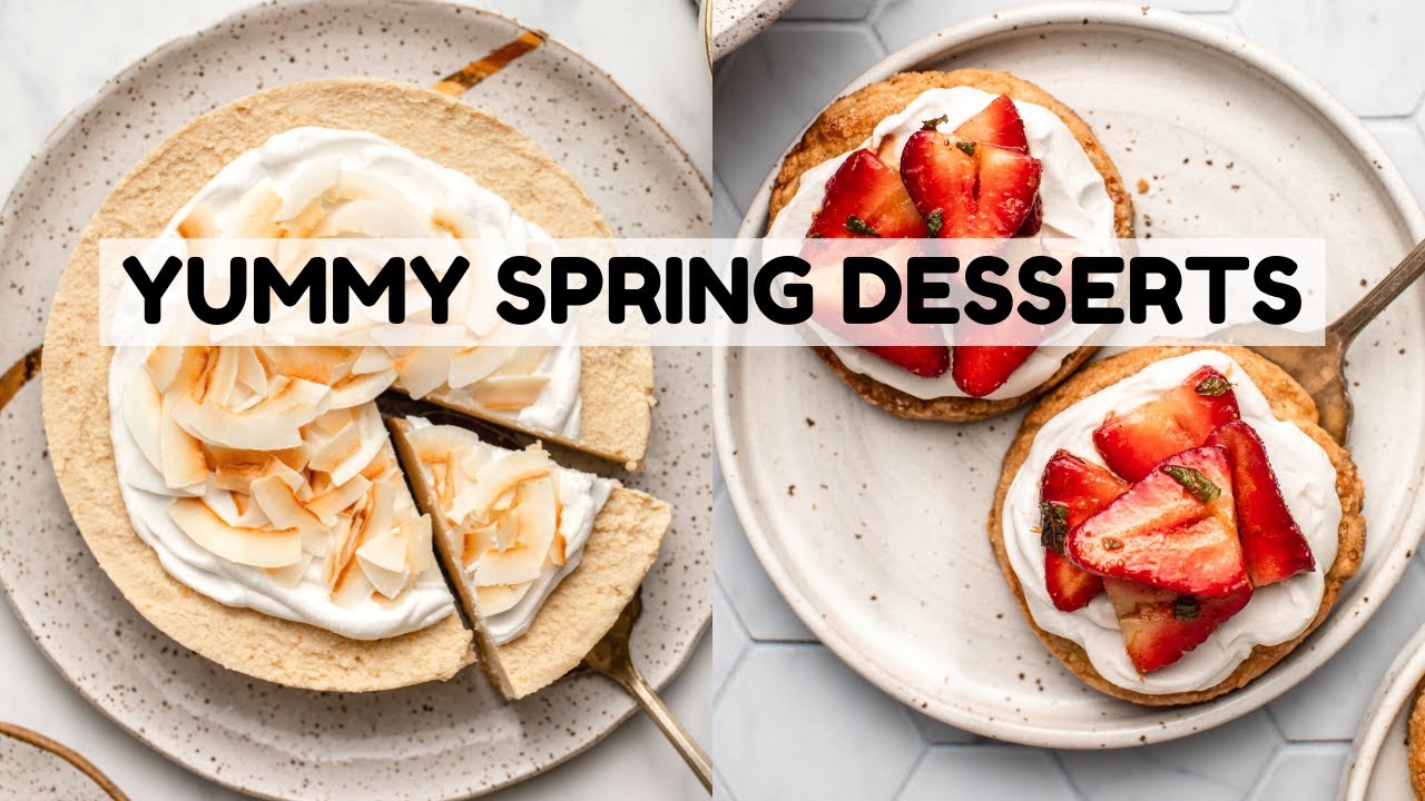 Spring-Inspired Desserts (Vegan) - YouTube