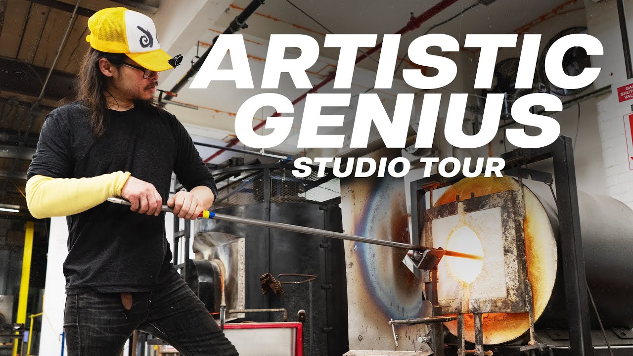 INSIDE The Mind of an Artistic GENIUS | Glass Blowing, Painting, and ...