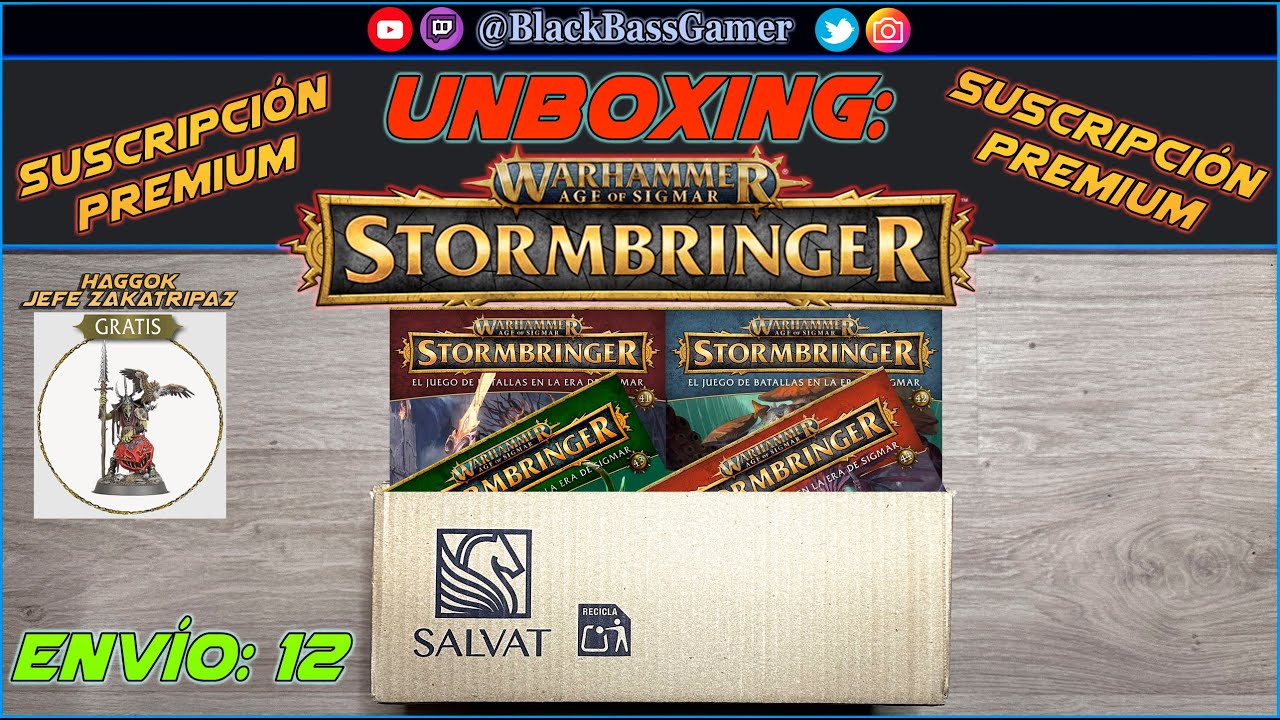 UNBOXING AGE OF SIGMAR STORMBRINGER: 12º Envío Suscripción Premium ...