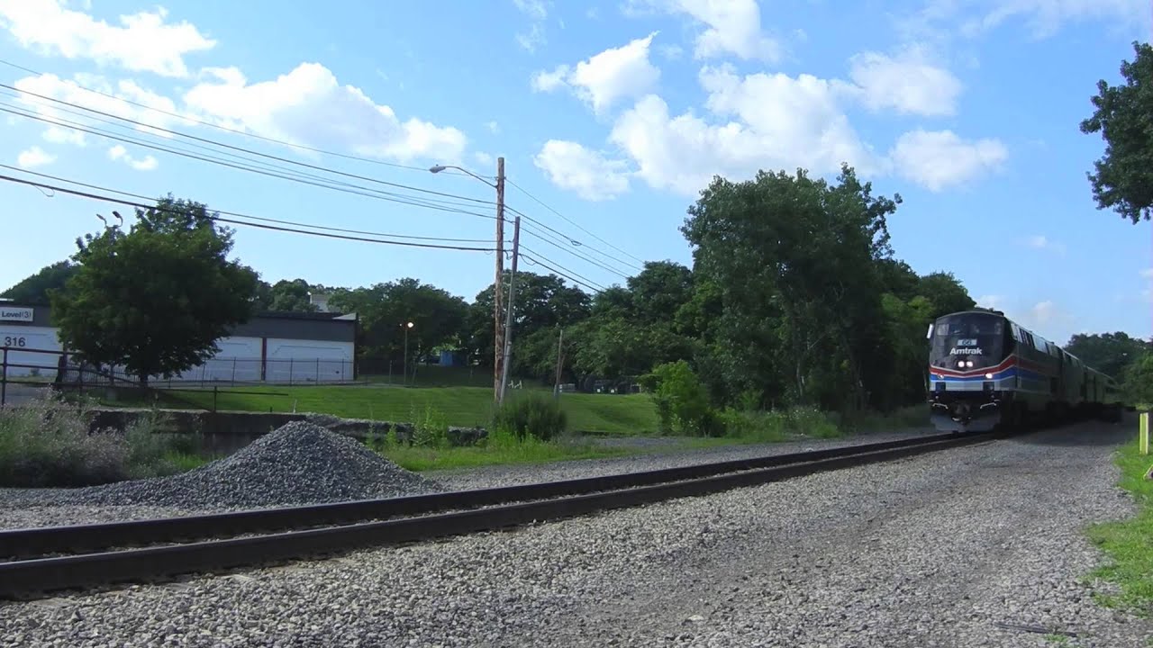 Amtrak 66, phase II heritage, leads 48! - YouTube