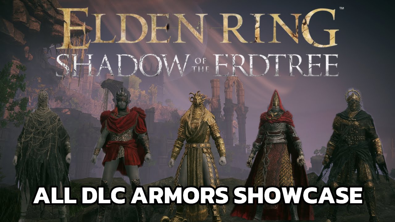 All 45 DLC Armor Sets Showcase | ELDEN RING SHADOW OF THE ERDTREE - YouTube