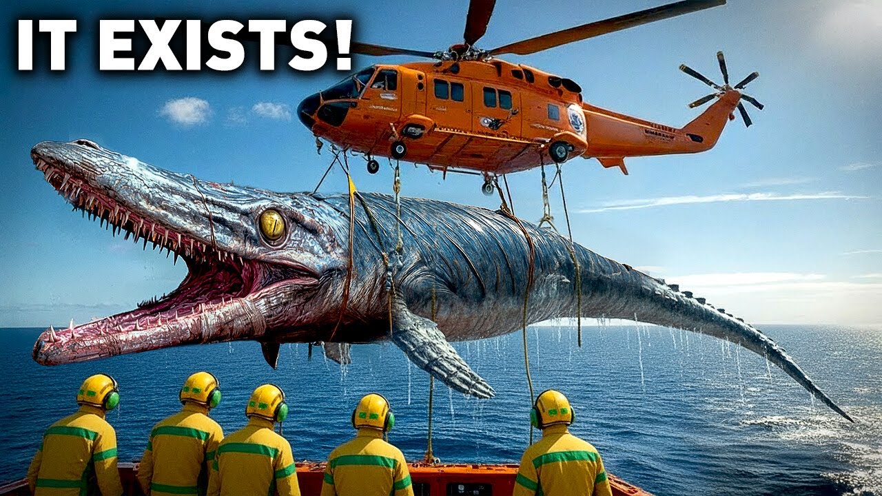 Giant Monster Pulled from the Mississippi — Is the Mosasaur Still Alive ...