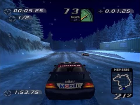 NFS: HS Complete Edition (PS1) - Snowy Ridge Pursuit-Heavy Car Cheat ...