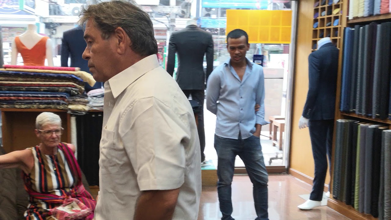 New Boston Tailor shop make suit, coat, pant and shirt at Khaosarn Road ...