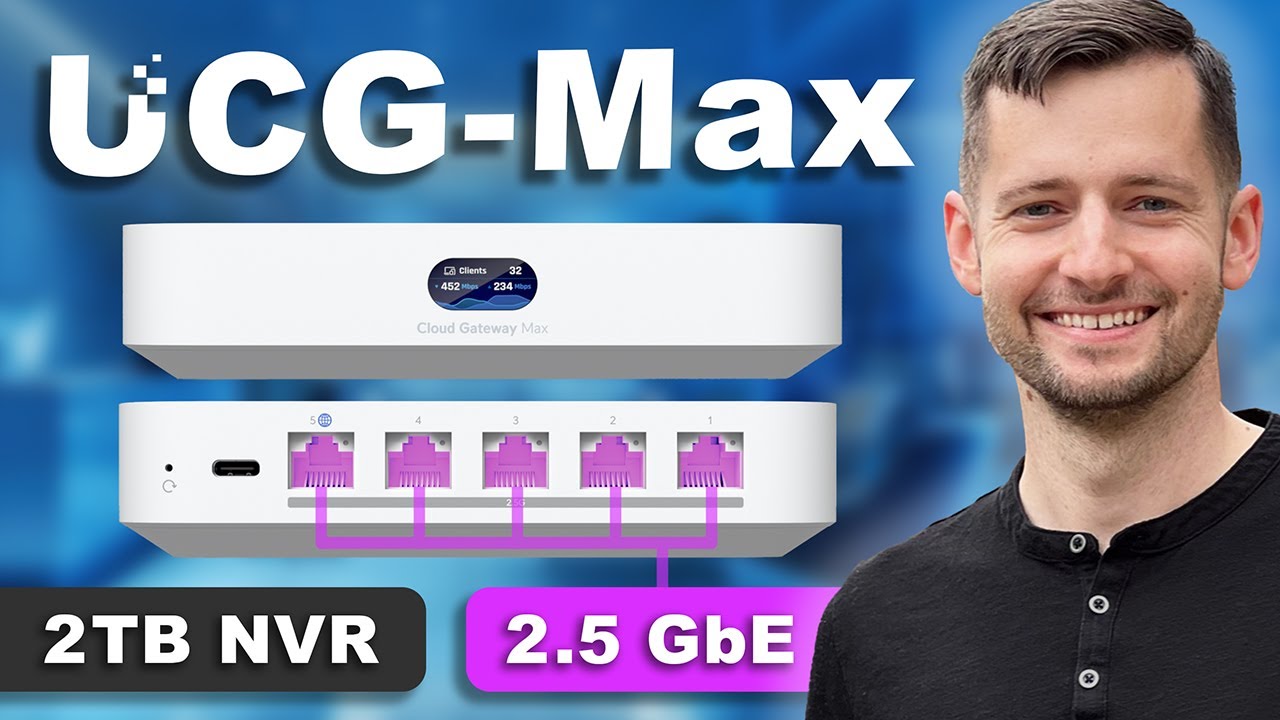 UniFi Cloud Gateway MAX! Setup & Comparison | UCG-Max Ubiquiti Networks ...