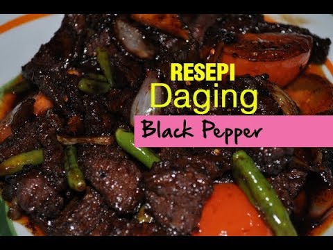 Daging black paper paling simple, mudah, cepat, sedap#dagingblackpaper ...