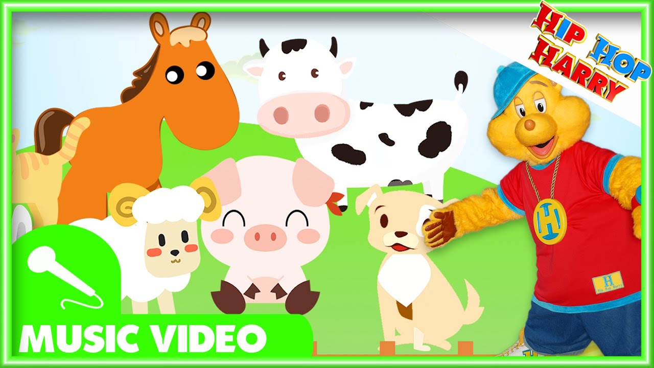 Hip Hop Harry Had A Farm and More Kids Songs | Hip Hop Harry - YouTube