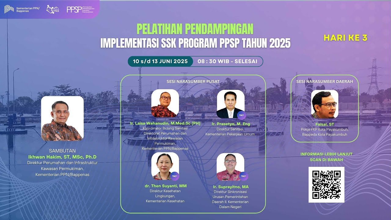 Pelatihan Pendampingan Implementasi SKK Program PPSP Tahun 2025 ( Hari ...
