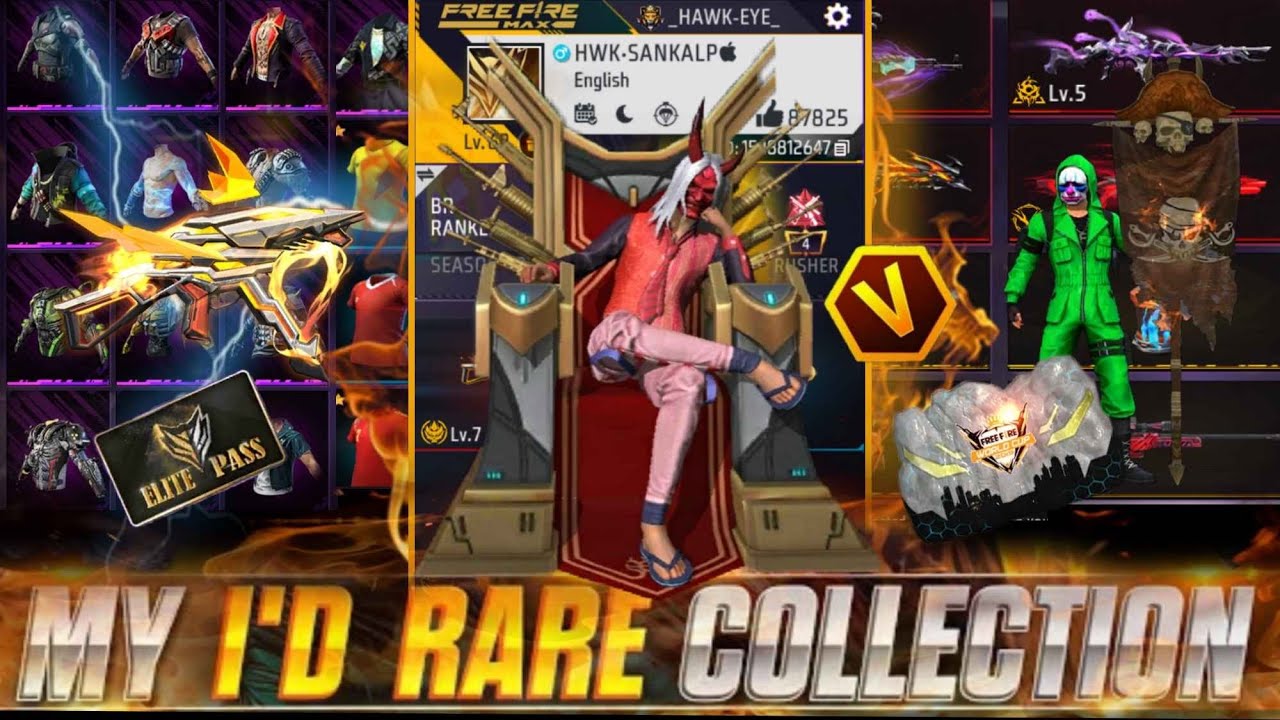 3,00,000₹+ MY COLLECTION OF FREE FIRE 😱😱😶‍🌫️🤯// GARENA FREE FIRE 🔥 ...