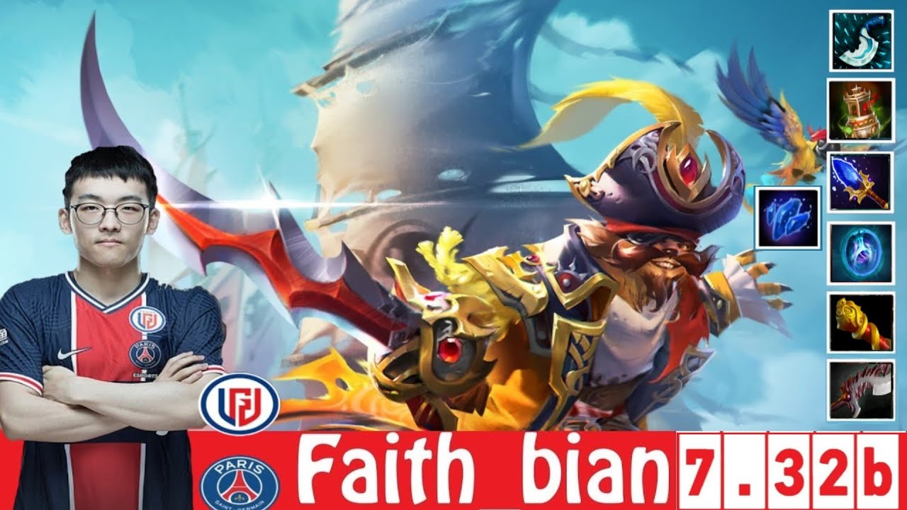 [DOTA 2] PSG.LGD.Faith_bian the PANGOLIER [OFFLANE] [7.32b] - YouTube