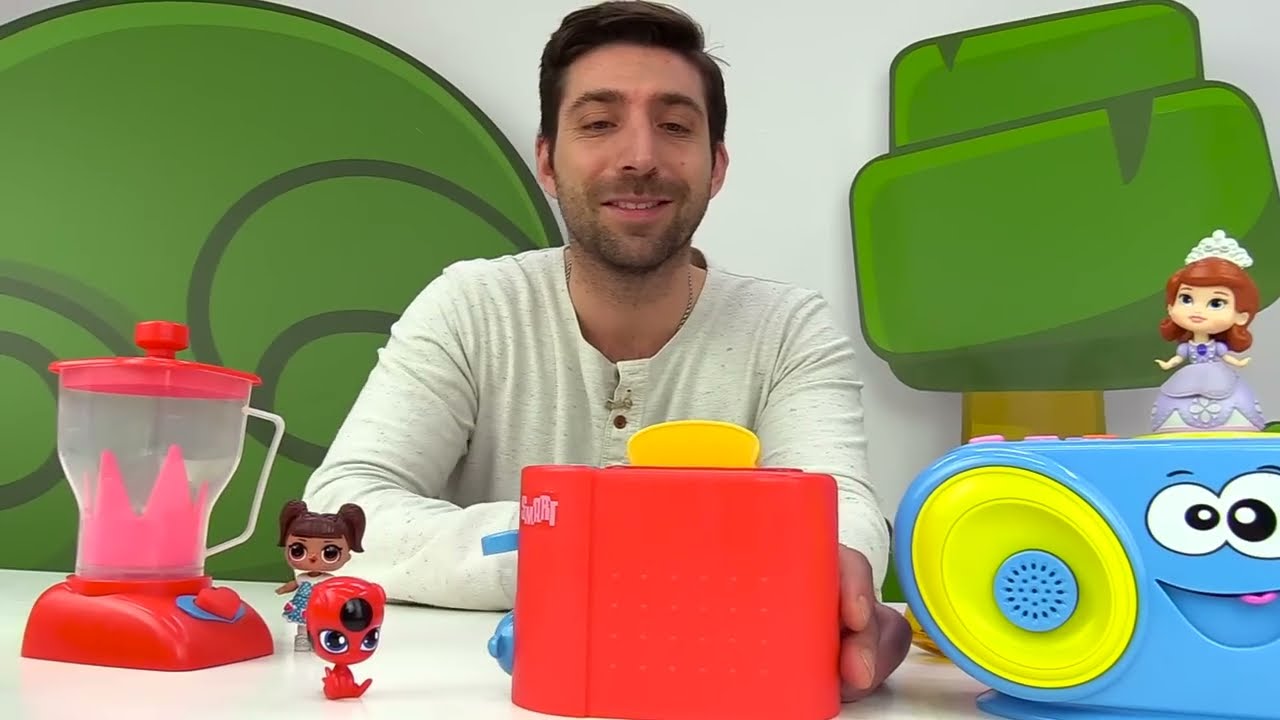 Vidéo en français pour enfants avec jouets. Jardin d'enfants № 66. Jeux ...