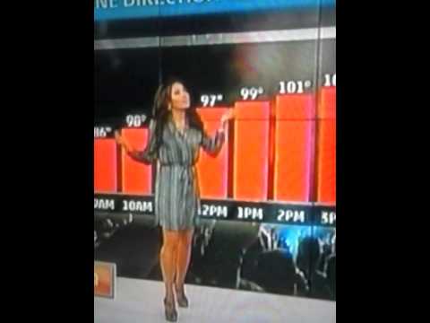 Jen Delgado in her short gray dress - YouTube