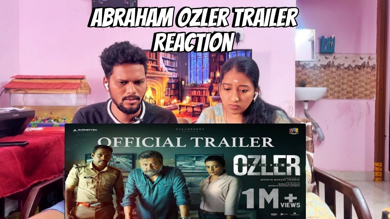 Abraham Ozler Official Trailer Couple's Reaction| Midhun Manuel Thomas ...